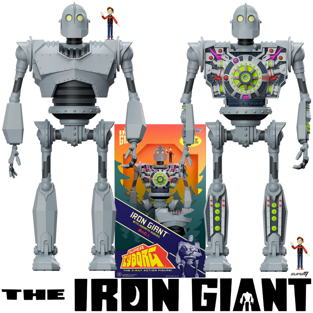 Action Figure The Iron Giant Super Cyborg With Removable Panels And
