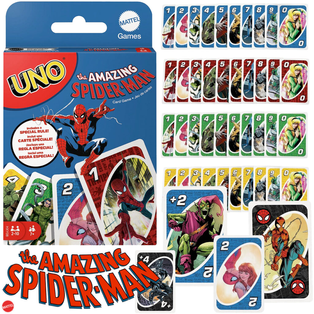 Card Game Spider-Man UNO “The Amazing Spider-Man” (Marvel Comics) « Toy ...