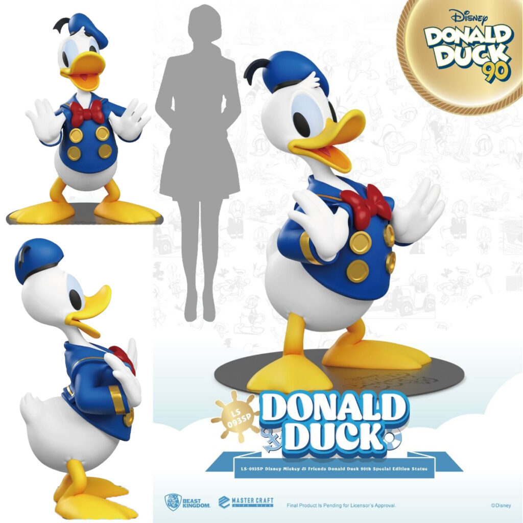 Life Size Donald Duck Statue 90 Years in Life Size 1 meter high (Beast ...