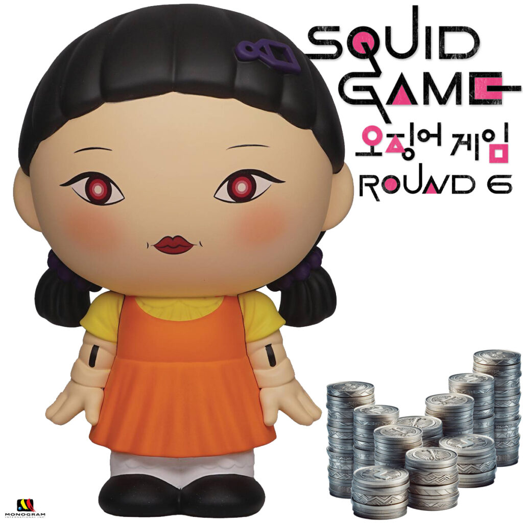 Young-hee PVC Figural Bank Doll Safe from the Squid Game Series (Round ...