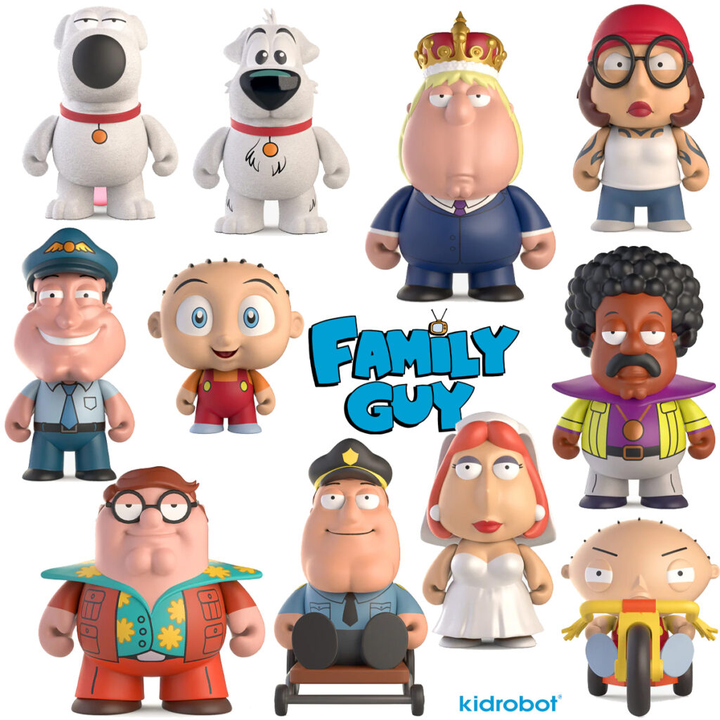 Mini-Figures Family Guy “Freakin ‘Sweet” (Kidrobot Blind-Box)